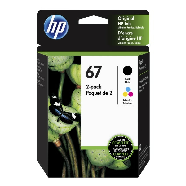 Office Depot OfficeMax HP 3YP29AN 67 Original Black & Tri-Color Ink ...