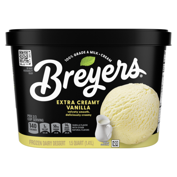 ShopRite Breyers Frozen Dairy Dessert Extra Creamy Vanilla Same-Day ...
