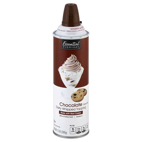 Essential Everyday Dairy Whipped Topping, Chocolate Flavored (13 oz ...