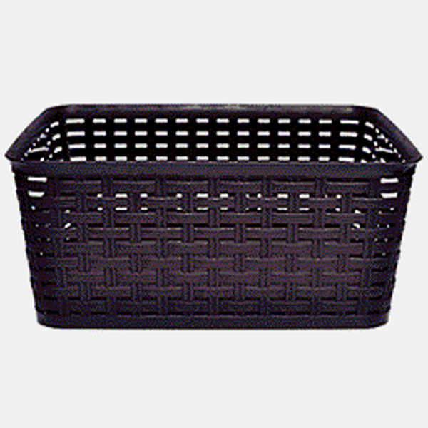 Dollarama PlasticO 13 cm Rectangular Rattan Look Plastic Basket Same ...