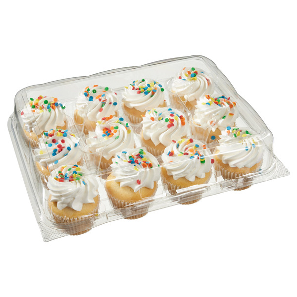 Kirkland Signature White Cupcakes With White Buttercream Same-Day Delivery | Costco