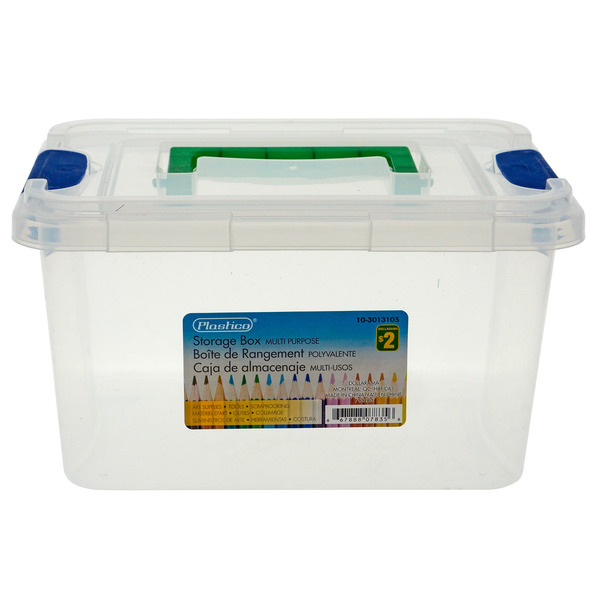 PlasticO Multi-Purpose Storage Box Same-Day Delivery | Dollarama