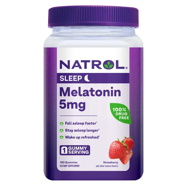 Costco Natrol Melatonin, Sleep, 5 mg, Gummies, Strawberry Same-Day ...