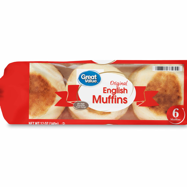 Walmart Great Value Original English Muffins Same-Day Delivery | Instacart