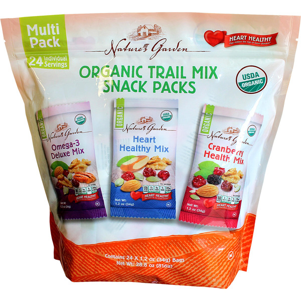 Nature's Garden Organic Trail Mix Snack Packs Same-Day Delivery ...