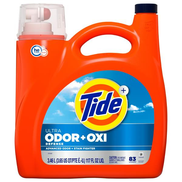 Tide Ultra OXI with Odor Eliminators Liquid Laundry Detergent Same-Day ...