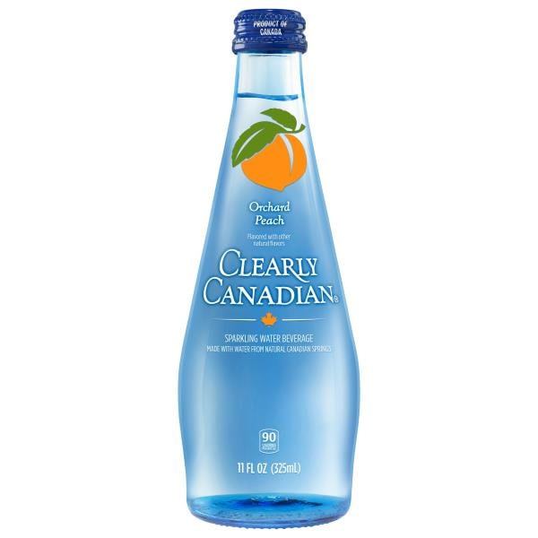 Clearly Canadian Sparkling Water Beverage, Orchard Peach Same-Day ...