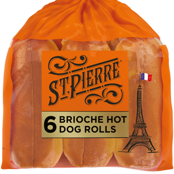Kroger St Pierre 6 count, Brioche Hot Dog Rolls Same-Day Delivery or ...