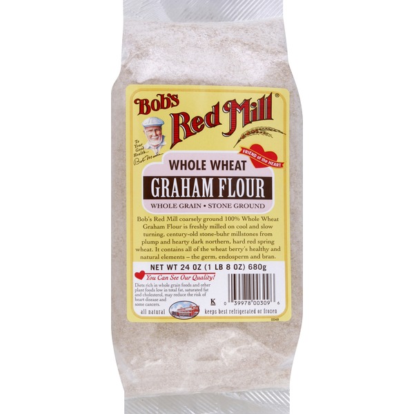 Bob's Red Mill Whole Wheat Graham Flour (24 oz) - Instacart