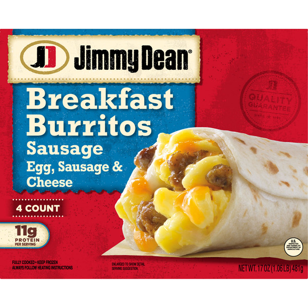 Wegmans Jimmy Dean Frozen Sausage Breakfast Burritos Same-Day Delivery ...