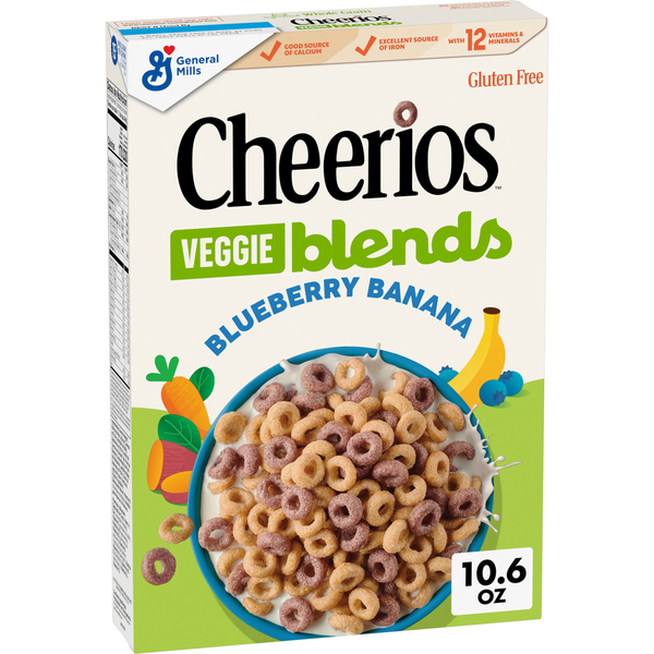 General Mills Cheerios Veggie Blends Blueberry Banana Cereal Same-Day ...