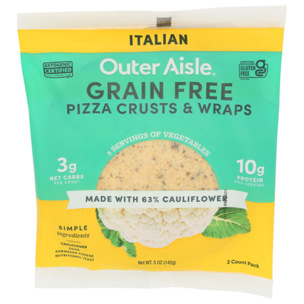 Sprouts Farmers Market Outer Aisle Pizza Crusts & Wraps, Cauliflower ...