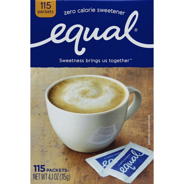 Equal Original 0 Calorie Sweetener Packets (115 ct) - Instacart