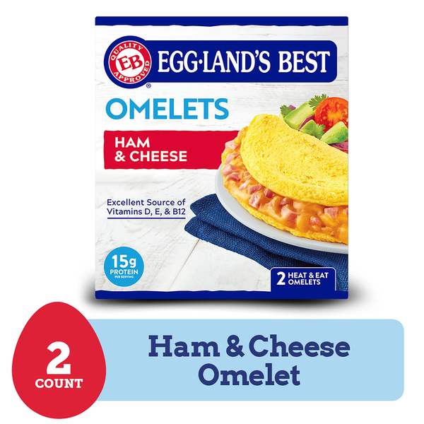 Eggland's Best Ham & Cheese Frozen Omelet, 2 count Same-Day Delivery or ...