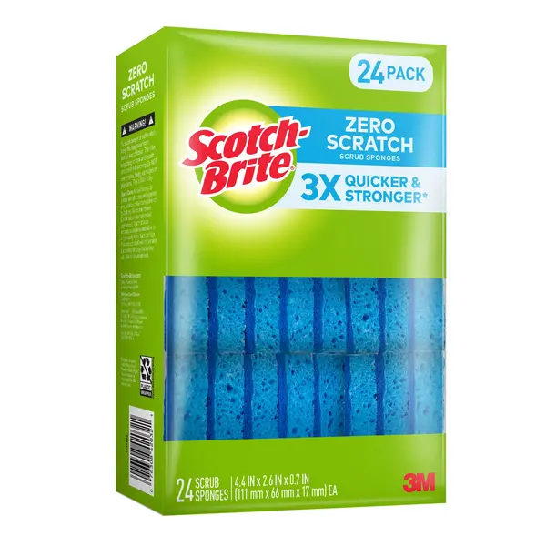 Scotch-Brite® Scotch-Brite Zero Scratch Scrub Sponges Same-Day Delivery ...