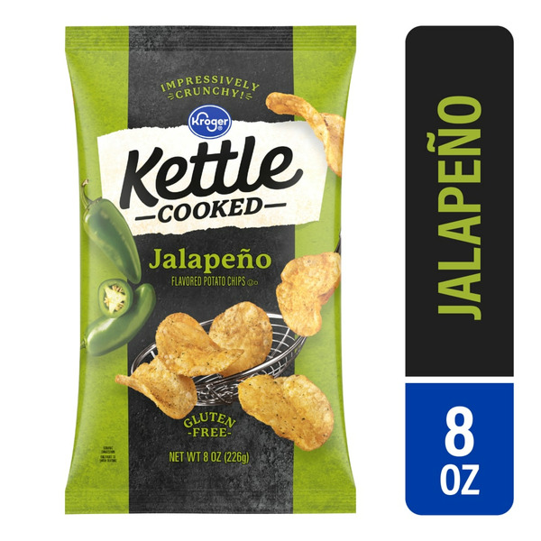 Kroger Kroger Kettle Cooked Jalapeno Potato Chips Same-Day Delivery or ...