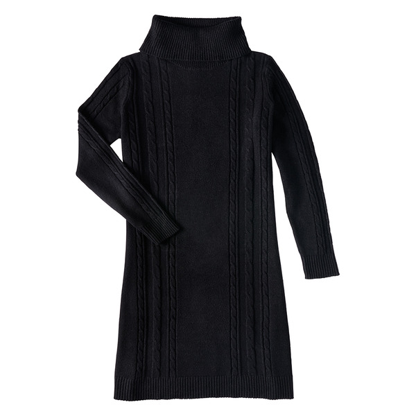 ALDI Serra Ladies Cable Sweater Dress - Black Same-Day Delivery or ...