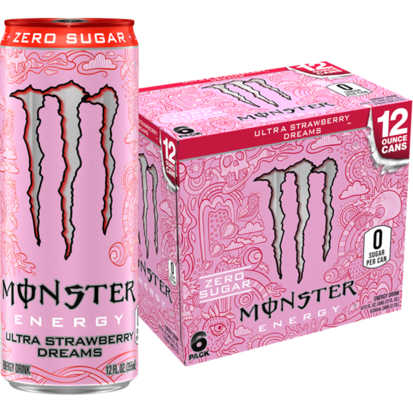 Monster Energy Ultra Monster Ultra, Strawberry Dreams, Sugar Free ...