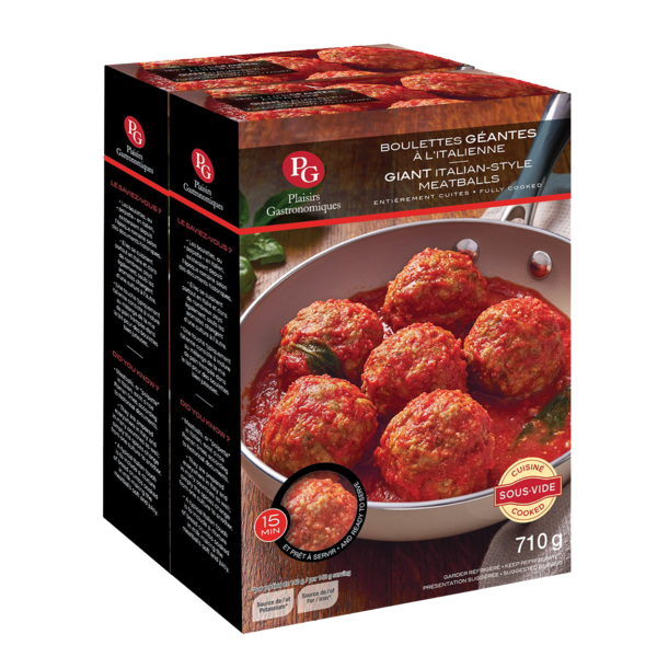 Plaisirs Gastronomiques Giant Italian-Style Meatballs Same-Day Delivery ...