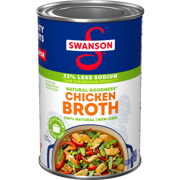 Swanson's 33% Less Sodium Chicken Broth Same-Day Delivery or Pickup ...
