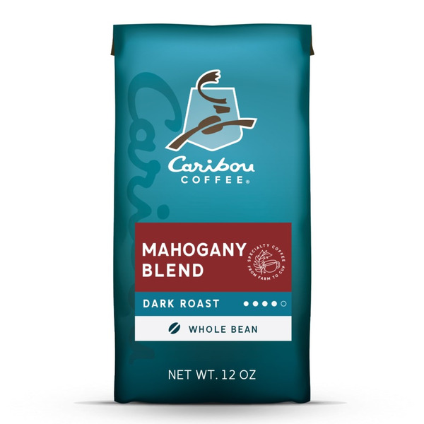 Caribou Coffee Mahogany, Dark Roast Whole Bean Coffee, Bag Same-Day ...
