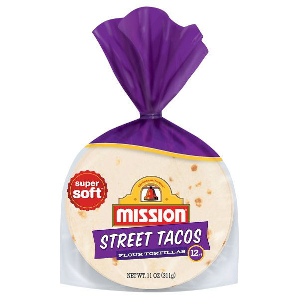 Wegmans Mission Super Soft Flour Tortillas, Street Tacos Size, 12 Count ...