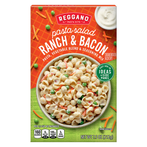 Reggano Pasta Kits Pasta Salad Ranch & Bacon Pasta Vegetable Blend ...