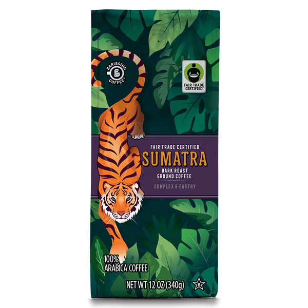 Barissimo Fair Trade Single Origin Sumatra Ground Coffee Same-Day ...