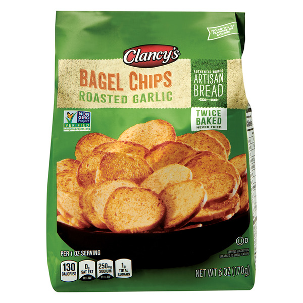 ALDI Clancy's Bagel Chips, Roasted Garlic Same-Day Delivery or Pickup ...