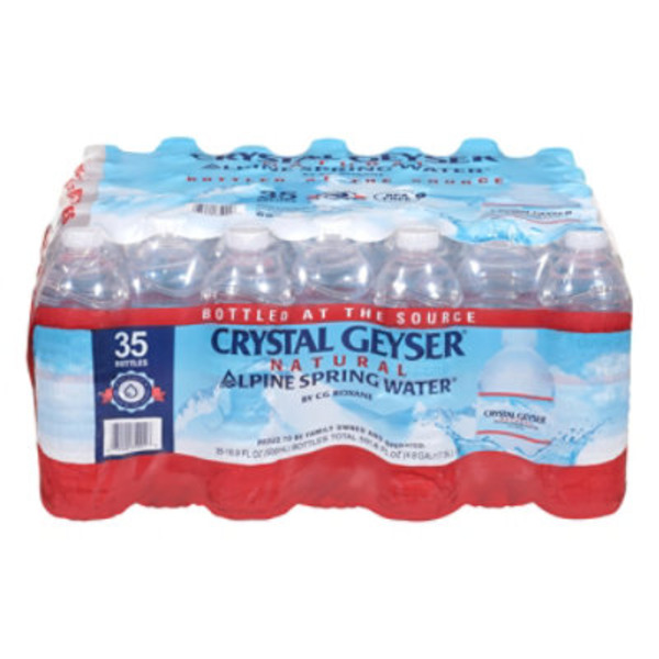 Safeway Crystal Geyser Alpine Spring Water, Natural Same-Day Delivery ...