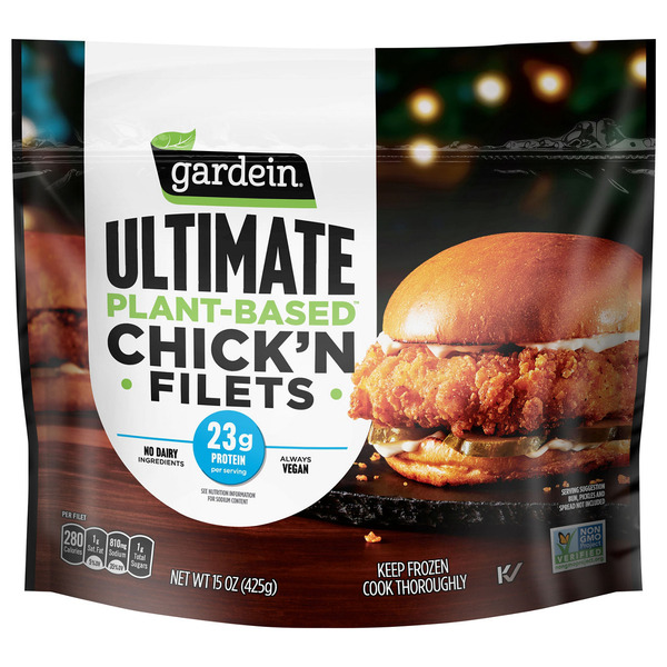 Wegmans Gardein Ultimate Plant-Based Chick'n Filets, Frozen Meat ...