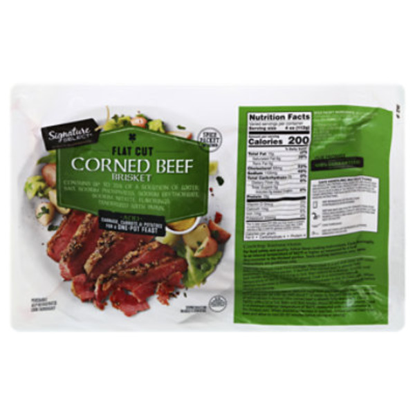 Safeway Signature SELECT Flat Cut Corned Beef Brisket Same-Day Delivery ...