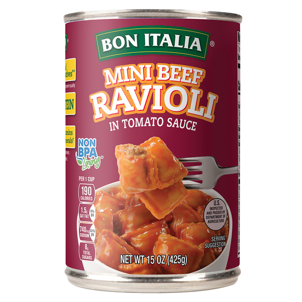 ALDI Bon Italia Mini Beef Ravioli Same-Day Delivery or Pickup | Instacart