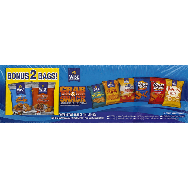 Wise Grab & Snack Variety Pack Same-Day Delivery or Pickup | Publix
