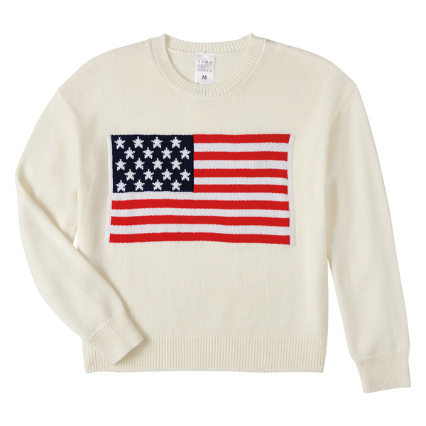ALDI Serra USA Flag Sweater, XL - White Same-Day Delivery or Pickup ...