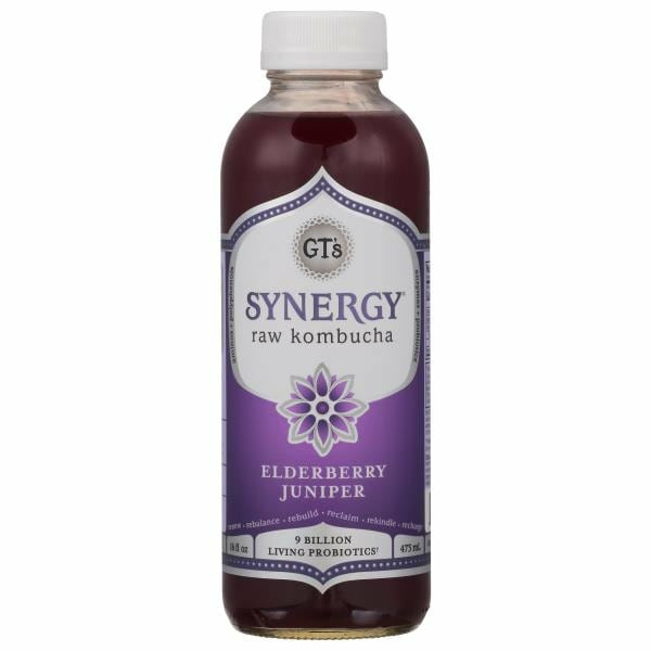 Publix GT's Living Foods Kombucha, Raw, Elderberry Juniper Same-Day ...