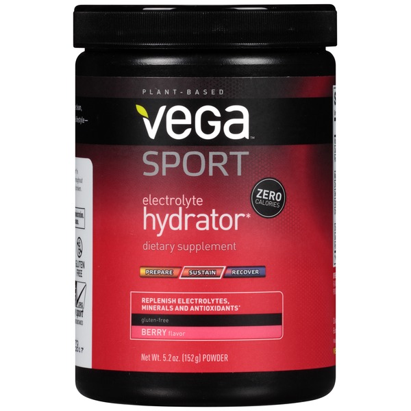 Vega Electrolyte Hydrator Berry Dietary Supplement Powder (152 g ...