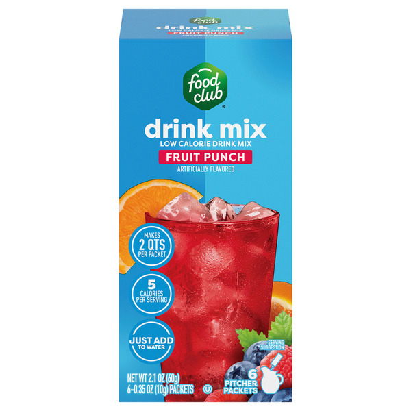 Food Club Sugar Free Fruit Punch Lemonade Drink Mix Same-Day Delivery ...