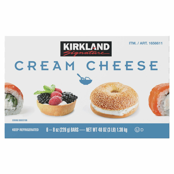 Kirkland Signature Cream Cheese, 8 oz, 6-count Same-Day Delivery | Costco