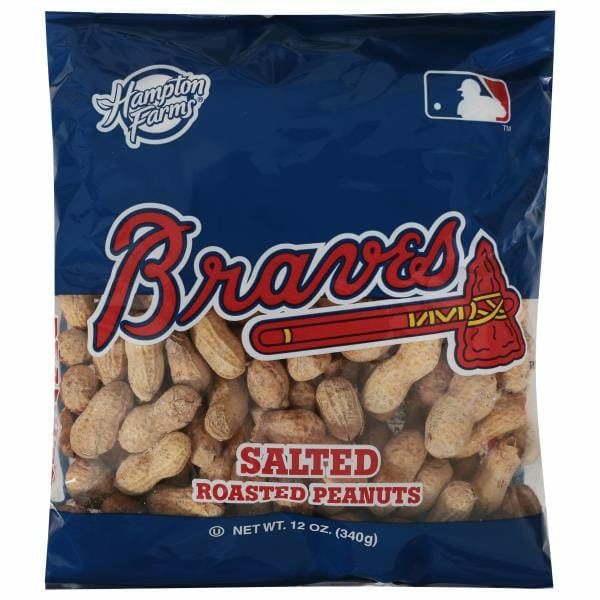 Hampton Farms Peanuts, Roasted, Salted, Atlanta Braves Same-Day ...