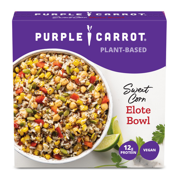 Purple Carrot Vegan Sweet Corn Elote Bowl Frozen Meal Same-Day Delivery ...