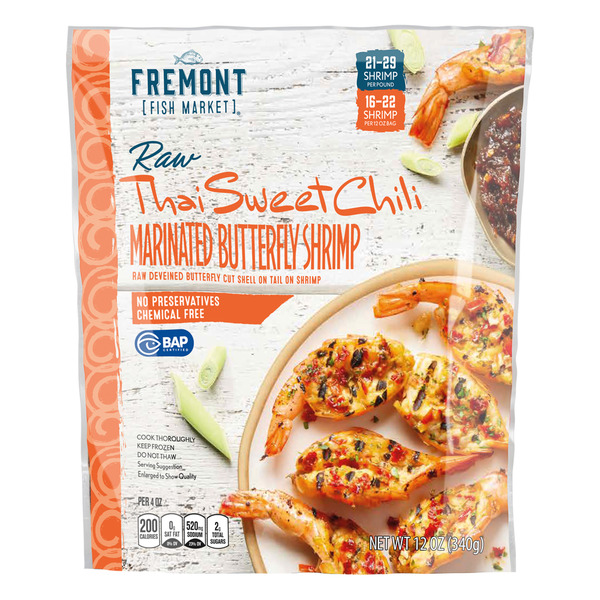 Fremont Fish Market Thai Sweet Chili Shrimp Same-Day Delivery or Pickup | ALDI