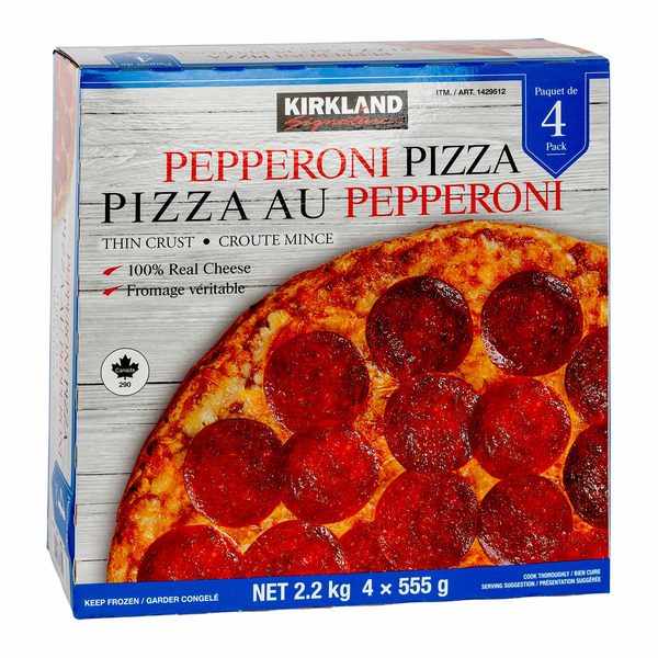 Kirkland Signature Pepperoni Thin Crust Pizza Same-Day Delivery | Costco