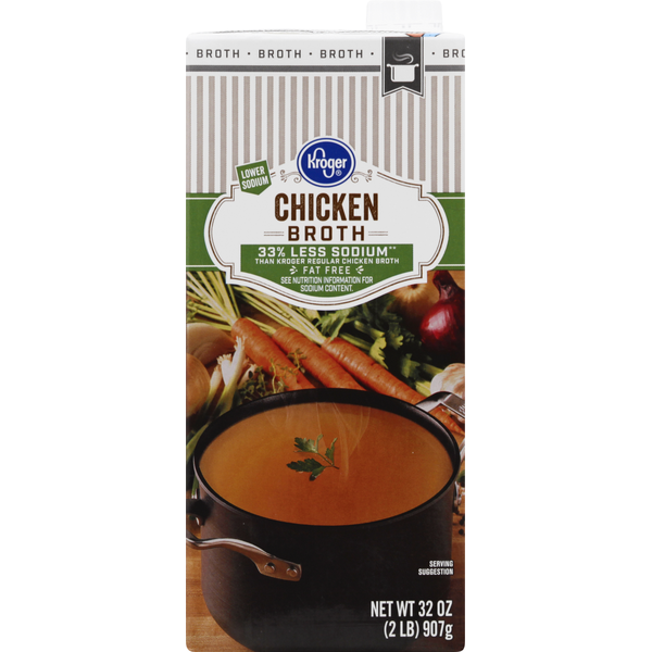 Simple Truth Organic Chicken Broth, Fat Free (32 oz) - Instacart