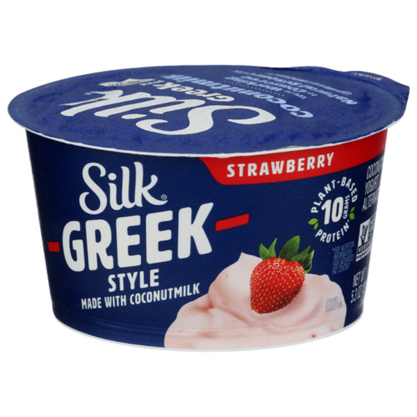 Sprouts Farmers Market Silk Strawberry Dairy Free, Plant Based, Greek ...