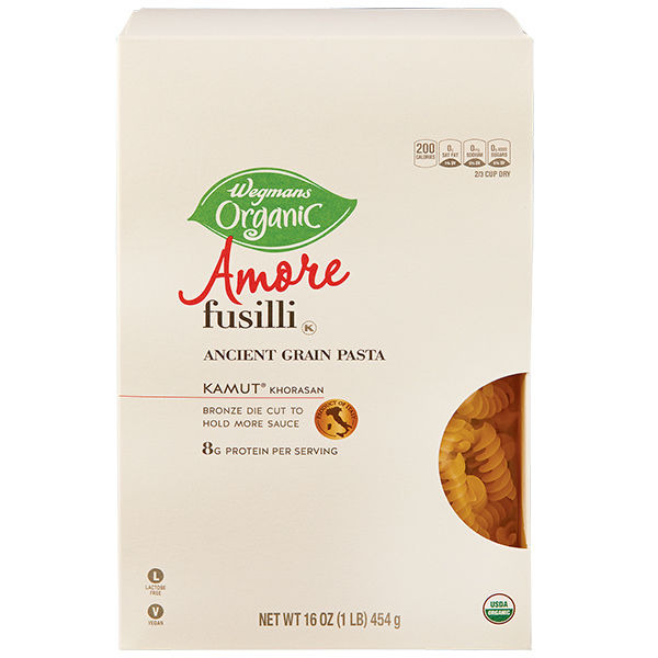 Wegmans Wegmans Organic Amore Fusilli, Ancient Grain Pasta, KAMUT ...