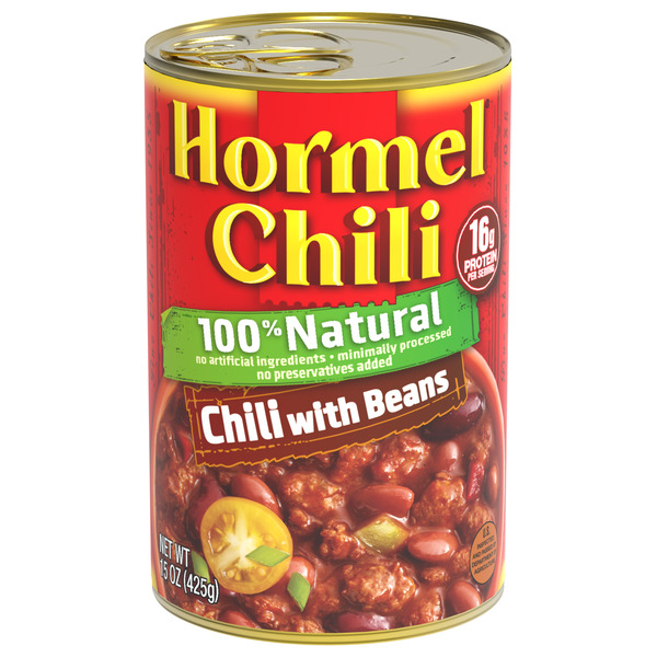 Hormel 100% Natural Chili with Beans, 15 OZ Same-Day Delivery or Pickup ...
