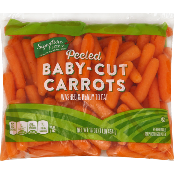 Safeway Signature Farms Carrots, Baby-Cut, Peeled Same-Day Delivery or ...