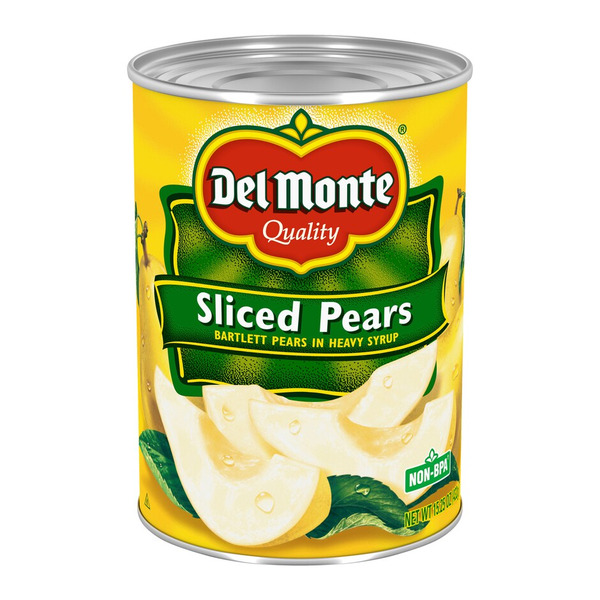 Del Monte Sliced Bartlett Pears in Heavy Syrup Same-Day Delivery ...