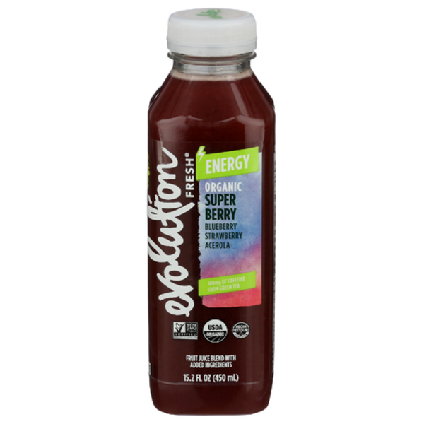 Evolution Fresh Juice Blend, Organic, Super Berry, Energy Same-Day ...